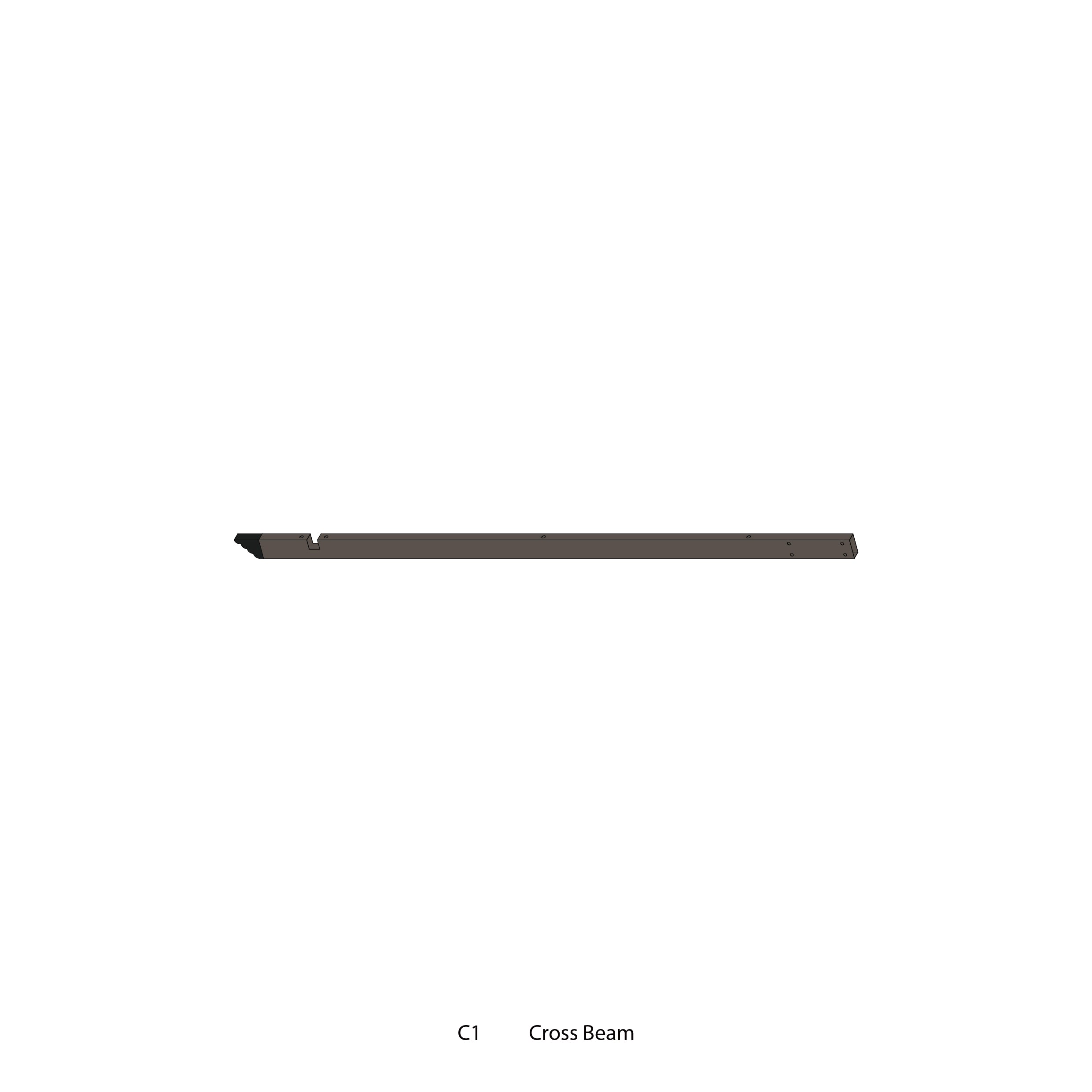 PGFT1010TEX-Part C1 Cross Beam – COOS BAY Outdoors